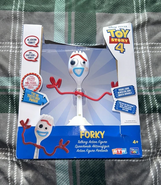 DISNEY PIXAR TOY Story 4 Forky German Talking Action Figure with ...