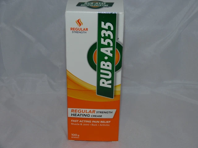RUB A535 REGULAR Strength Heating Cream Muscle, Joint Back Arthritis ...