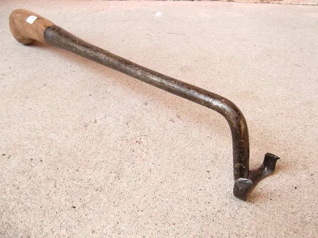 (N°16) OLD TOOL, OUTIL ANCIEN , boutoir forgé de sabotier EUR 16,00 ...