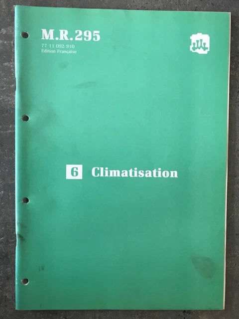 MANUEL DE RÉPARATION MR295 renault clio 1 n°6 climatisation EUR 15,00 ...