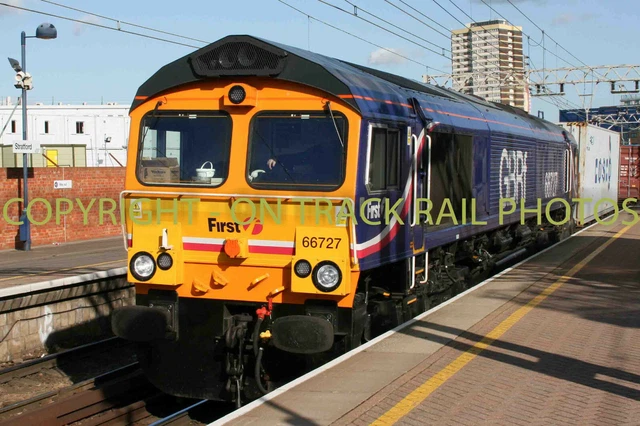 UK RAILWAY PHOTOGRAPH Of Class 66 66727. Rm66-955 £1.70 - PicClick UK