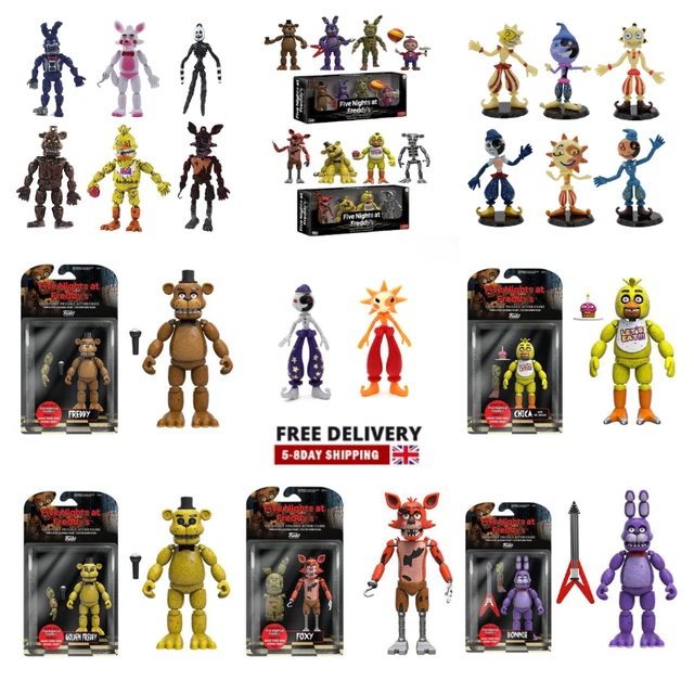 CLASSIC FIVE NIGHTS At Freddy's Funko-Game FNAF Mini Figures Bonnie ...