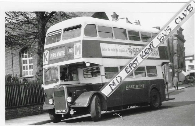 EAST KENT BUS Photograph Guy Arab Ffn 395 Ashford 6X4 EUR 0,59 ...