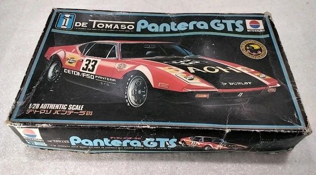 VINTAGE NITTO 1/28 De Tomaso Pantera GTS Model Car Kit See Description ...