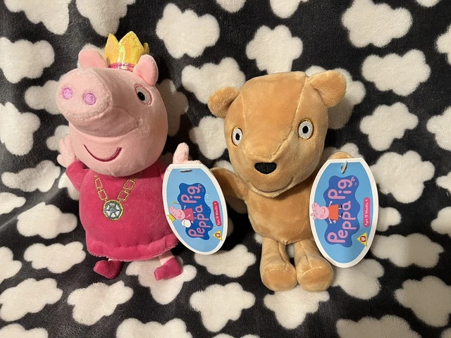 PEPPA PIG & Peppa Pigs Teddy Bear 7” Soft Toy Plush Both New With Tags ...