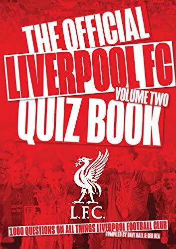 THE OFFICIAL LIVERPOOL FC Quiz Book Volume 2, Ged Rea,Dave Ball, Good ...