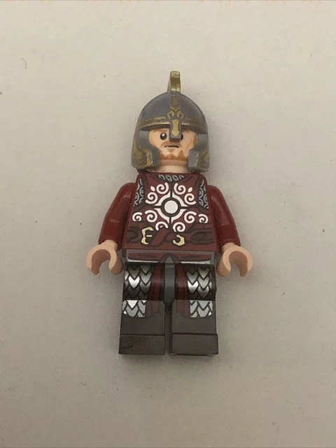 LEGO 9471 EOMER Minifigure Rohan Army Leader Rohirrim Helmet's Gorge ...