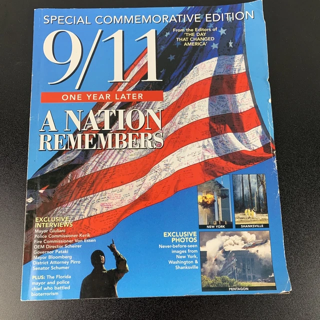 SPECIAL COMMEMORATIVE EDITION 9/11 Magazine - One Year Later Paperback ...