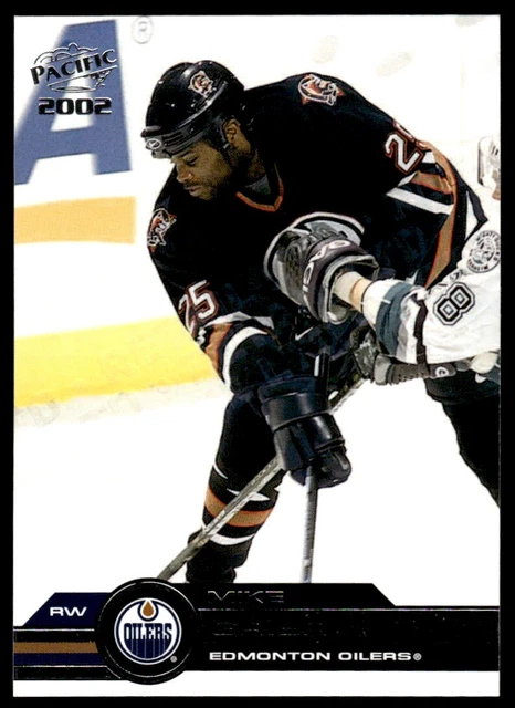 2001-02 PACIFIC RETAIL LTD Mike Grier 041/149 Edmonton Oilers #157 EUR ...