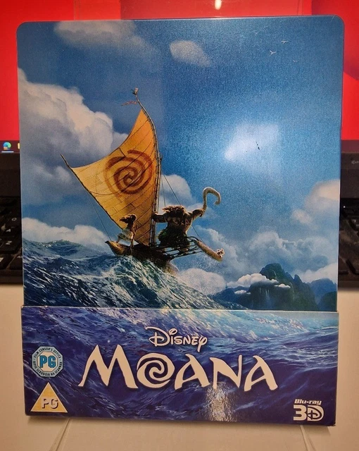 DISNEY MOANA BLU Ray 3D, 2 Disc Steelbook CG E19 £8.99 - PicClick UK