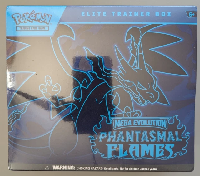 POKÉMON TCG MEGA Evolutions Phantasmal Flames Elite Trainer Box ETB ...