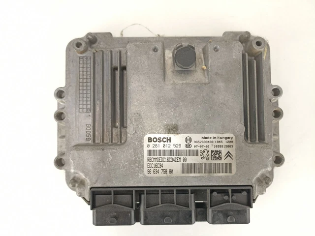 0281012529 CALCULATEUR MOTEUR Ecu / 9663475880 / 43589 Pour Citroën C3 ...