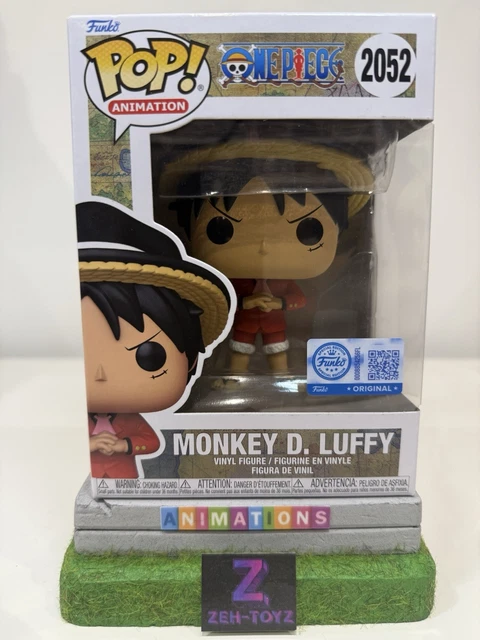 FUNKO POP! ANIMATION Anime One Piece Monkey D Luffy #2052 Special ...