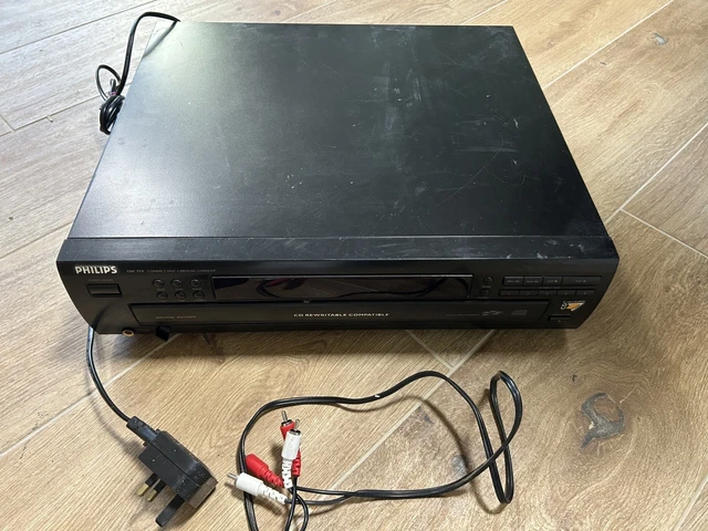 PHILIPS CDC 775 6 CD carousel Changer Compact Disc Switching System ...
