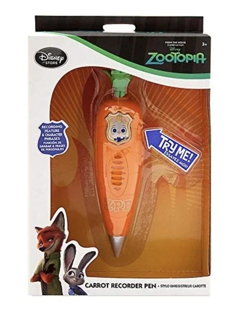 2026 DISNEY PARKS Zootopia Judy Hopps Carrot Recorder Pen New $48.10 ...