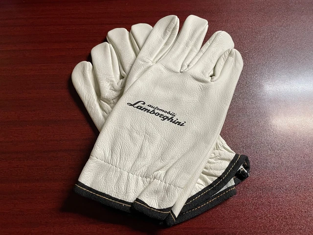 LAMBORGHINI LEATHER DRIVING / Work Gloves Oem *Make Offer* EUR 138,87 ...
