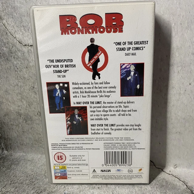 BOB MONKHOUSE, WAY Over The Limit VHS Tape £6.48 - PicClick UK