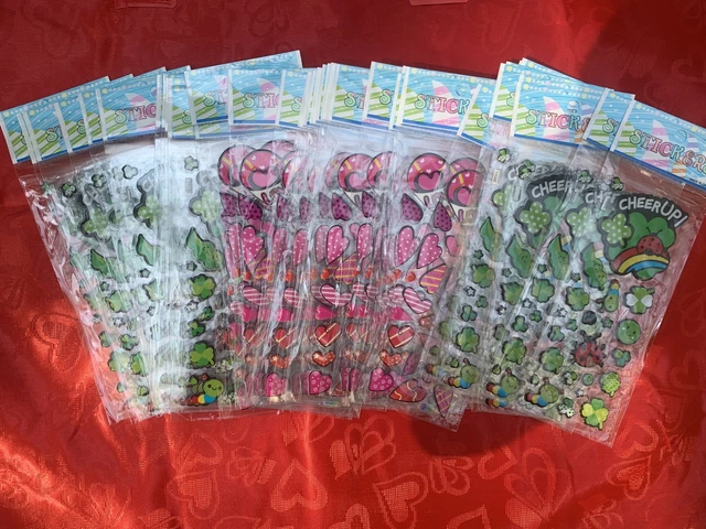 RANDOM 1 SHEET Stickers Teacher Rewards Kids Children Crafts Kids Gift ...