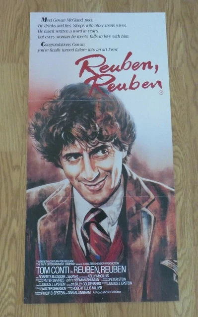 REUBEN, REUBEN ORIGINAL 1983 CINEMA DAYBILL MOVIE FILM POSTER Tom Conti ...