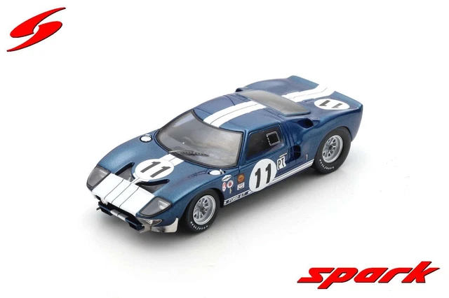 SPARK MODELS 1/43 Ford GT40 2nd 12H Sebring 1965 Miles/McLaren New ...