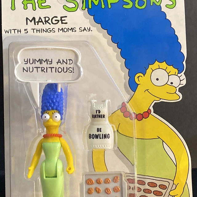 THE SIMPSONS MARGE Simpson Action Figure 1990 Mattel Toy Vintage $38.10 ...
