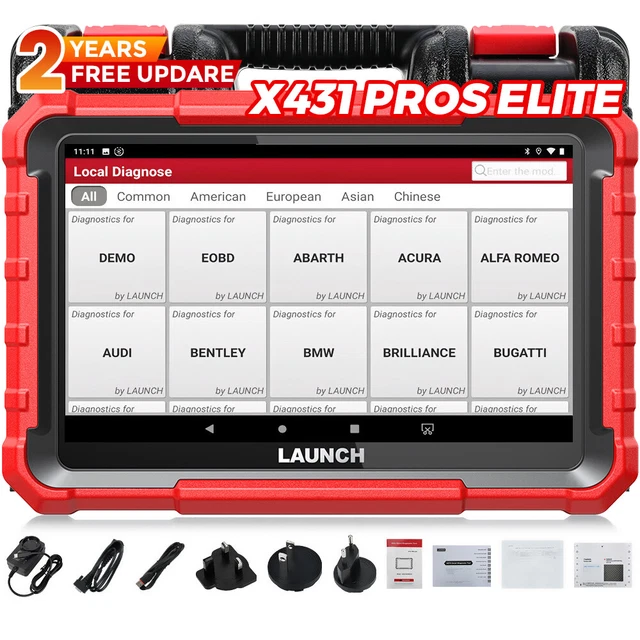 LAUNCH X431 PRO Elite OBD2 Valise Diagnostic Complet système Codage ECU CANFD FR EUR 599,00 ...