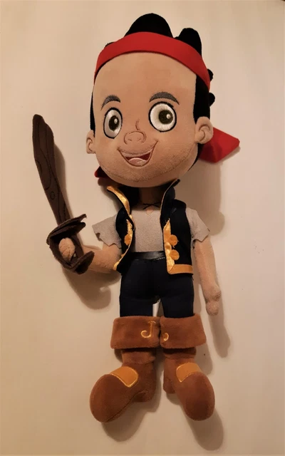 DISNEY STORE 14-INCH Jake and the Neverland Pirates Jake Soft Toy Plush ...