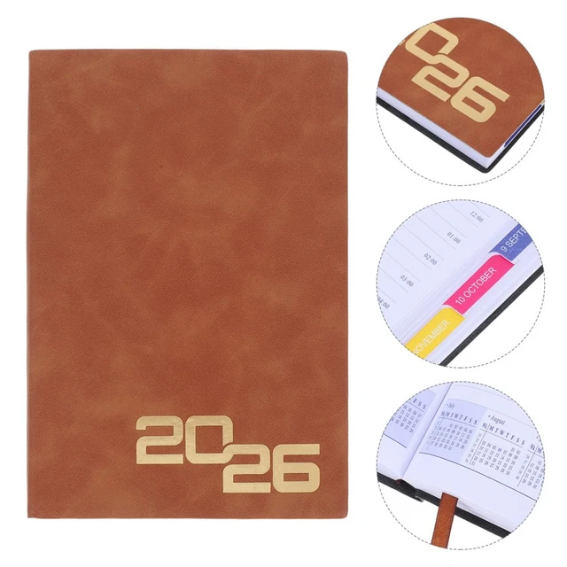 OFFICE APPOINTMENT BOOK: 2026 Daily Schedule Planner With Faux Cover ...