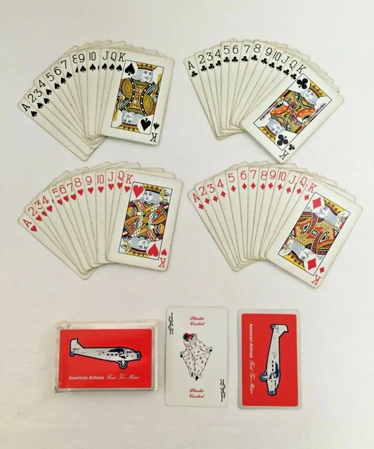 VINTAGE AMERICAN AIRLINES Ford Tri-Motor Airplane Playing Cards £2.98 ...