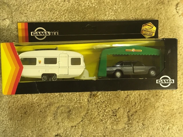 BMW 528I + Tabbert Caravan - Gama Mini Model - 1:43 Collectors Scale £ ...