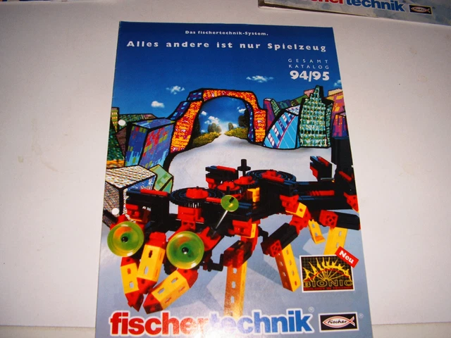 FISCHERTECHNIK HEFT BAUANLEITUNG/PROSPEKTE, KATALOG 94/95 [3] EUR 1,99 ...