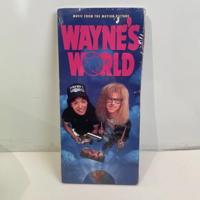 WAYNE'S WORLD SOUNDTRACK 1992 SEALED Long Box SNL Queen Rhcp Sabbath ...