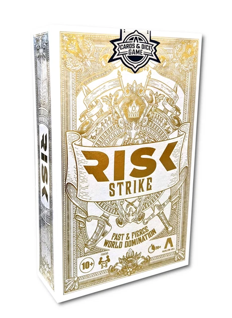 HASBRO RISQUE STRIKE (Anglais) Jeu de Cartes Stratégie Jeux de Dés Risk ...