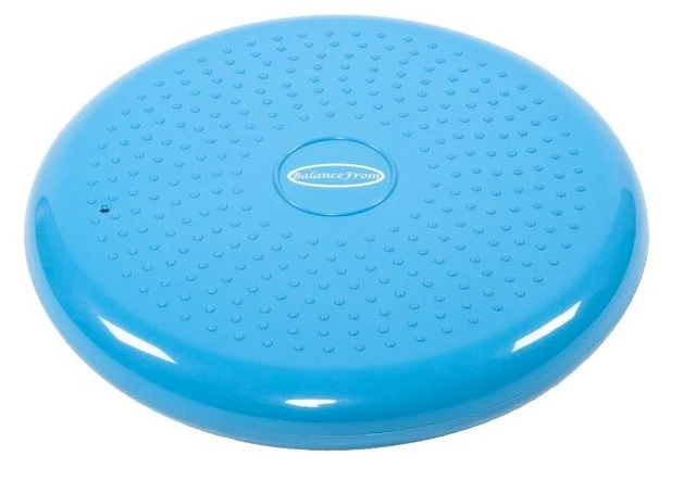 INFLATED BALANCE DISC Wobble Cushion Stability Core Trainer Pump ...