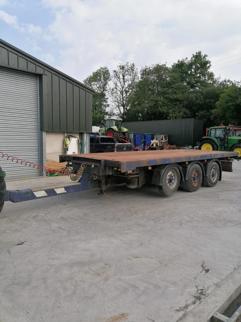 TRACTOR TRAILER LORRY trailer drag trailer tractor tractors machinery £ ...