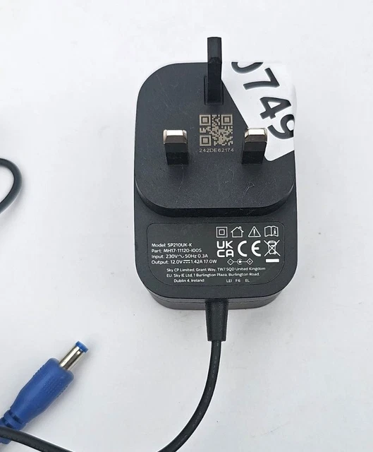 GENUINE SP210UK-K SKY Q HUB/Router 12v Power Supply £9.85 - PicClick UK
