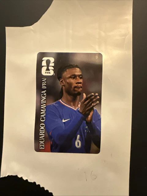 PANINI WORLD CUP 2026 Coca Cola Sticker EDUARDO CAMAVINGA (FRA) £1.05 ...