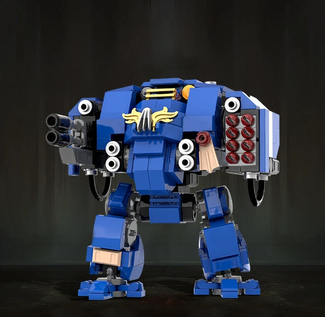 WAR HAMMER/40K SPACE Marine Dreadnoughts Model Building Blocks Mecha ...