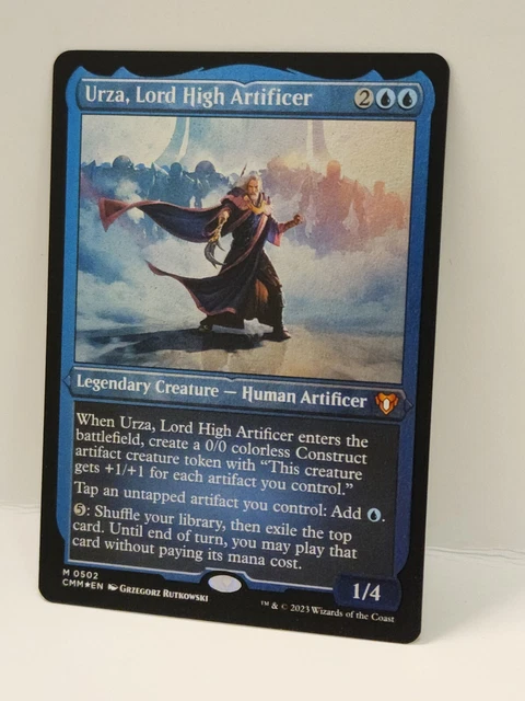 1 X FOIL GRAVED Urza, Lord High Artificer, Neuf, Commander Masters (CMM ...