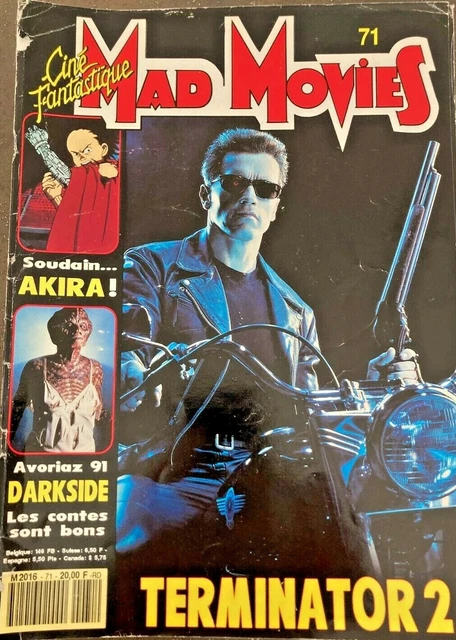 MAGAZINE MAD MOVIES n°71, Terminator 2, Akira, Delicatessen, mai 1991 ...