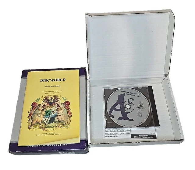 TERRY PRATCHETT'S DISCWORLD PC CD Rom Game Boxed Argentum Edition ...