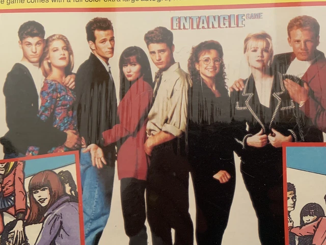 BEVERLY HILLS 90210 Entangle Board Game No. 5900 From 1991 Whole Cast ...