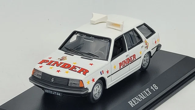 RENAULT 18 BREAK PUBLICITAIRE CIRQUE PINDER 1982 NOREV 1/43ème EUR 39 ...