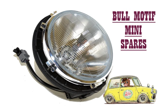 CLASSIC MINI RHD Halogen Headlamp Assembly (Self Levelling) 1996-2000 ...