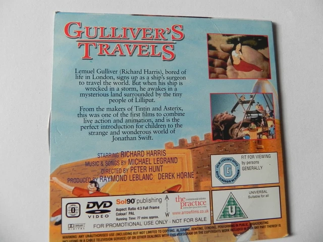 GULLIVER`S TRAVELS PROMO Dvd Richard Harris EUR 3,49 - PicClick IT