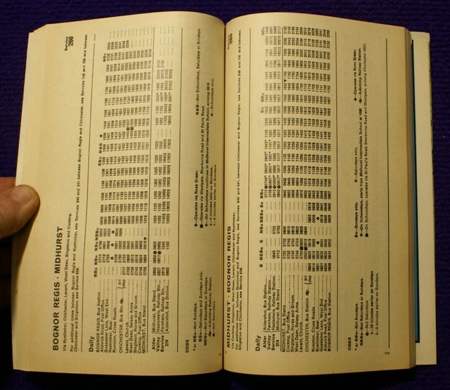 SOUTHDOWN BUS COACH Transport Timetable Route Map West Sussex Edition ...