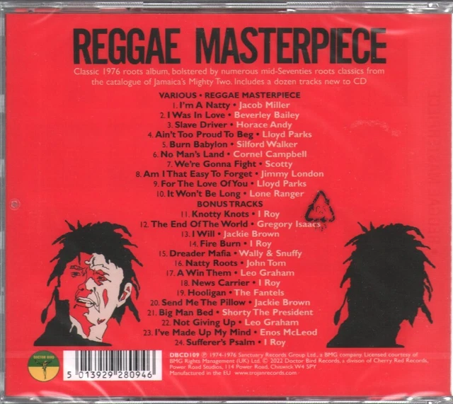 VARIOUS ARTISTS REGGAE Masterpiece CD UK Doctor Bird 2022 DBCD109 EUR ...