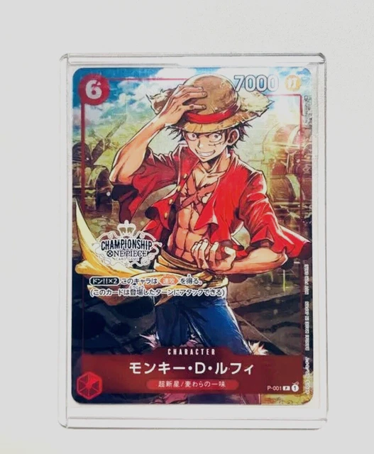 ONE PIECE CARD Game Monkey D Luffy Championship P-001 P Promo - New EUR 54,90 - PicClick FR
