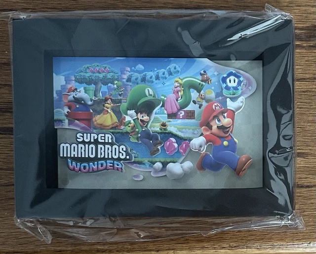 ESCLUSIVA TARGET NINTENDO Super Mario Bros Wonder ShadowBox SPEDIZIONE ...