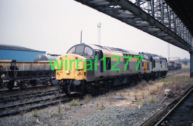 ORIGINAL RAILWAY PHOTOGRAPHIC negative Class 37 37066/425 at Chester £2 ...